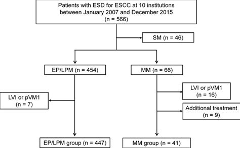 Flow Diagram Esd Endoscopic Submucosal Dissection Escc Esophageal Download Scientific Diagram