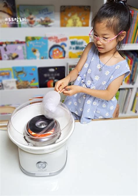 초등간식 7세 남아 선물 고민되면 맘코니 미니 솜사탕 기계 추천해요 네이버 블로그