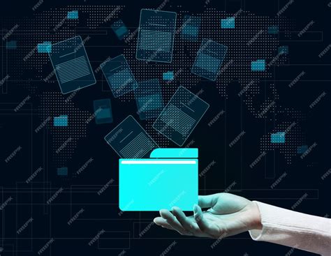 Premium Photo Concept Of Document Flow In The Company Transition To Paperless