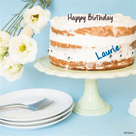 🎂 Happy Birthday Laurie Cakes 🍰 Instant Free Download Cakeiy