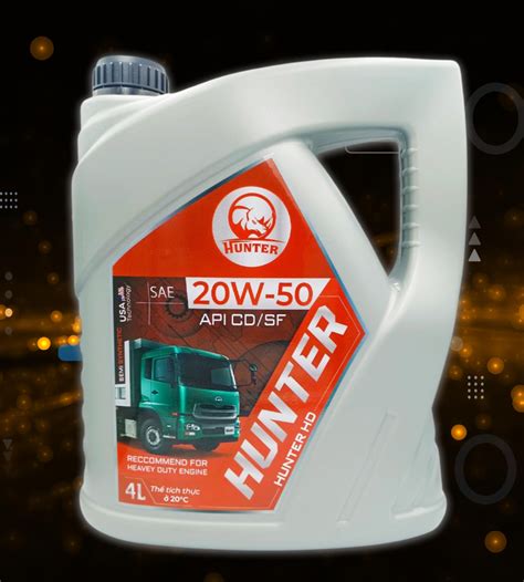 20W-50 API CD/SF - Dầu nhớt Hunter
