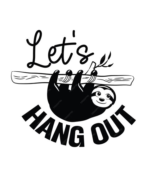 Premium Vector Lets Hang Out