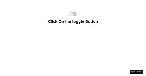 Toggle Mode Codesandbox