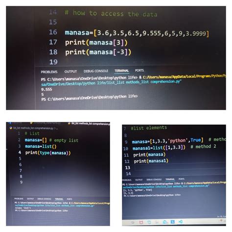 Manasa Palivela On Linkedin Task 10 Practice List And List Comp Task