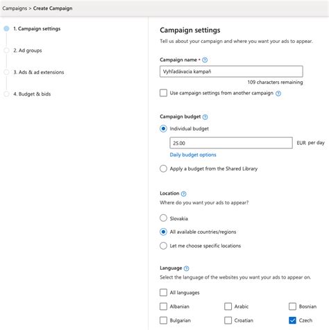 Microsoft Ads Bing Ads Ad Types Settings And Analytics Visibility
