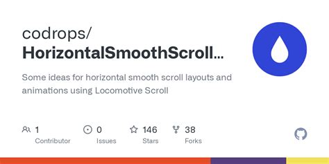 GitHub Codrops HorizontalSmoothScrollLayout Some Ideas For