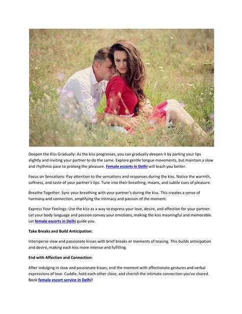 Ppt Tips To Engage In Slow And Passionate Kisses With Your Gf