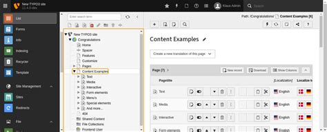 Page Tree Getting Started 13 4 Documentation
