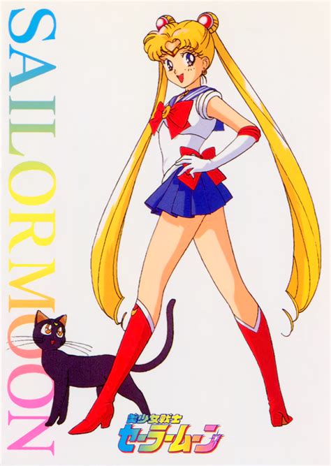 Tsukino Usagi Sailor Moon And Luna Bishoujo Senshi Sailor Moon Danbooru