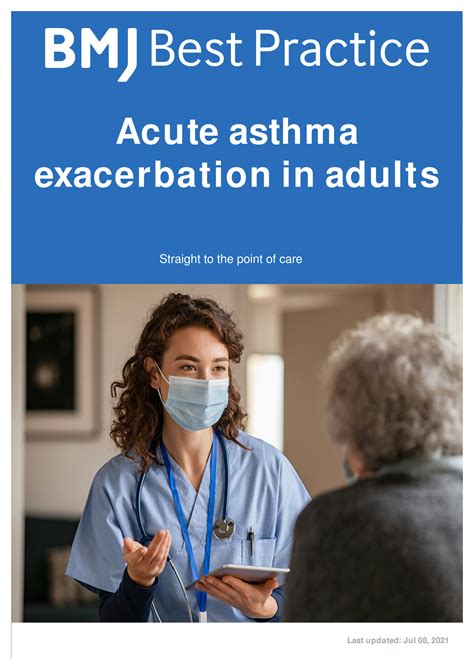 Solution Acute Asthma Exacerbation In Adults 1 Studypool