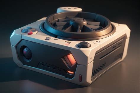 Premium Ai Image Game Console Console Device 3d Rendering Model