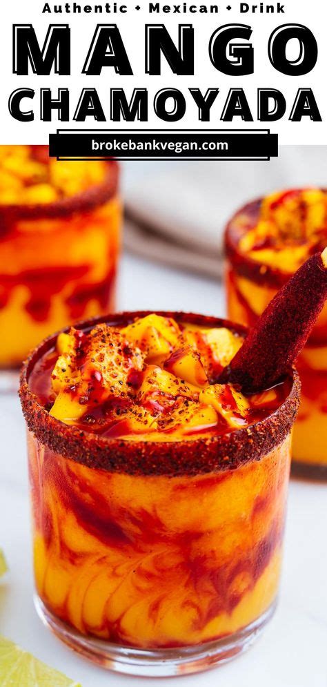 Drinks With Chamoy And Tajin