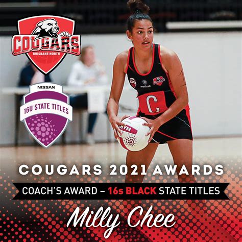 Congratulations To Milly Chee For Brisbane North Cougars Facebook