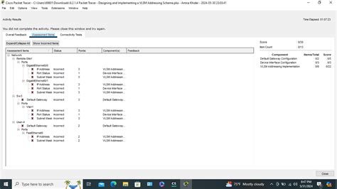 Solved Packet Tracer Designing And Implementing A VLSM Chegg Com