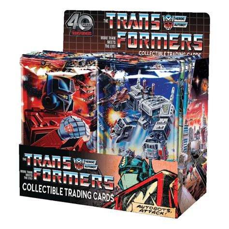 40th Anniversary Transformer Trading Card Booster Box Transformer Anniversary Edition Cards