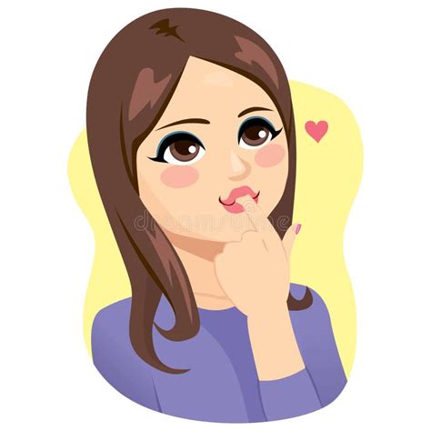 Brunette Licking Stock Illustrations 4 Brunette Licking Stock