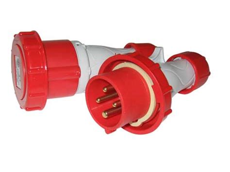 Ec Socket 380 V 16 A Red