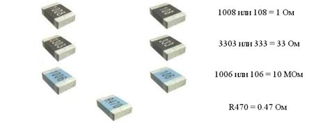 Корпуса и маркировка компонентов для поверхностного монтажа (SMD)