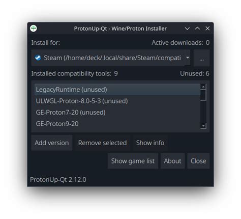 Protonup Qt Gets New Steam Deck Theme With 2120 Update Steam Deck Hq