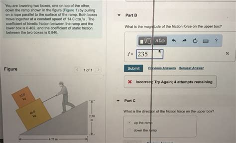 Solved You Are Lowering Two Boxes One On Top Of The Other