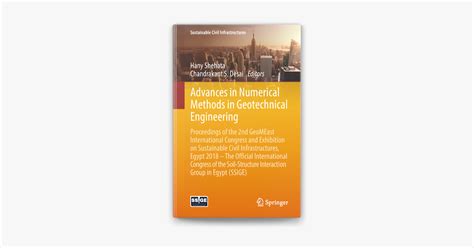 ‎advances in numerical methods in geotechnical engineering trên apple books