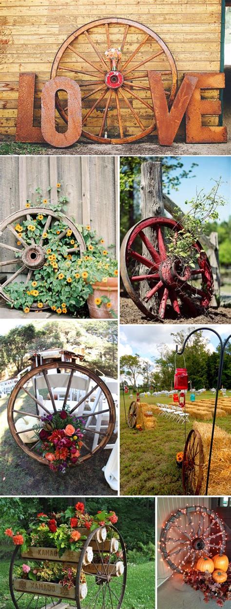 Wagon Wheel Decoration Ideas
