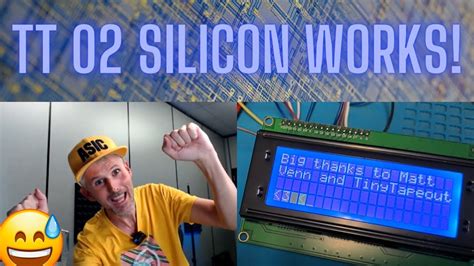 Tiny Tapeout 2 Working Demos Youtube