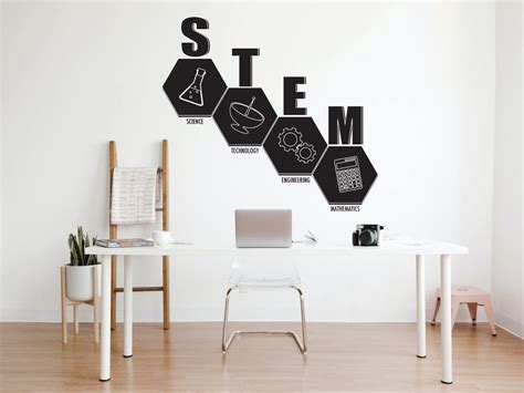 Stem Wall Decal Science Decal Technology Decal Engineering Decal Art
