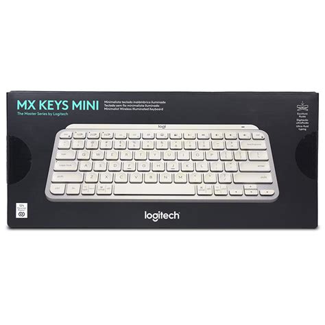 Logitech Mx Keys Mini Minimalist Illuminated Wireless Keyboard Pale Grey 920 010506 Au
