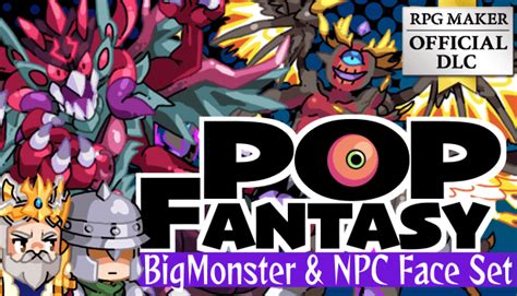 New Releases Pop Fantasy BigMonster And NPC Face Set Valor And Villainy Music Pack RPG Maker