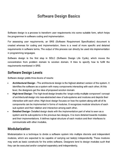 software design strategy pdf