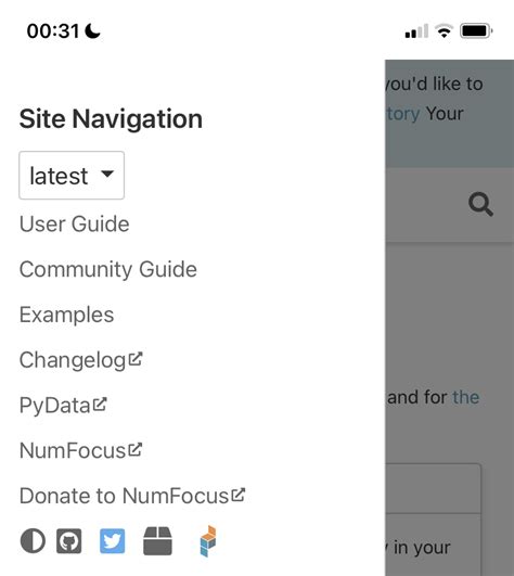 increase font size of nav elements for collapsed nav · issue 874
