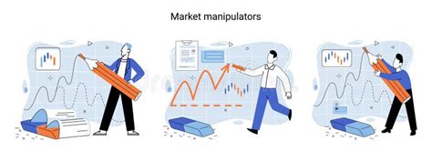 Stock Market Manipulation Characters Analyzing Stock Market Data To