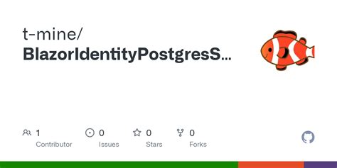 Github T Mine Blazoridentitypostgressampleapp