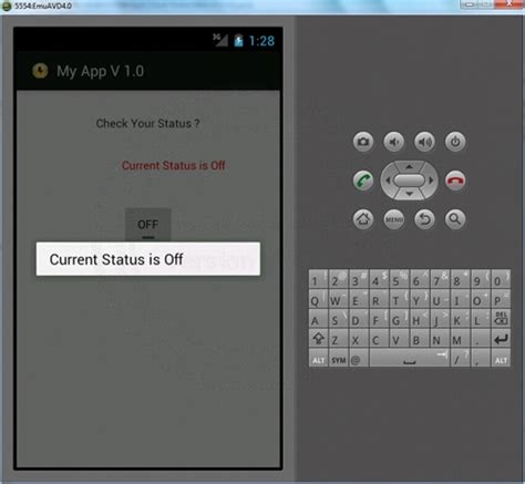 Toggle Button Android Widgets Example