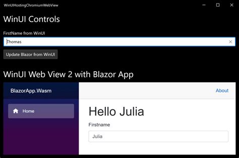 Hosting A Blazor App In Winui 3 With Webview2 And Call A Blazor Component Method From Winui
