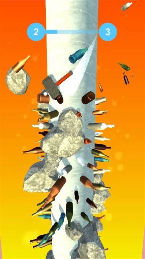 Smash Bottles Helix Stack Jump