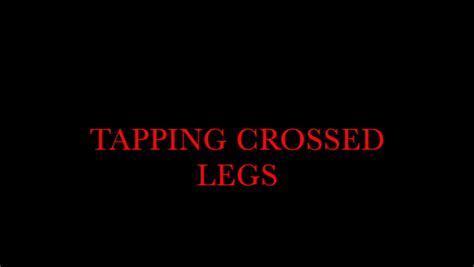 Mistress Isadora Crossed Legs Toe Tapping Long Wmv