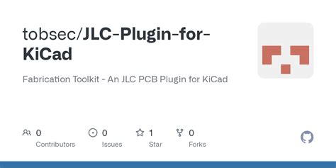 Github Tobsecjlc Plugin For Kicad Fabrication Toolkit An Jlc Pcb