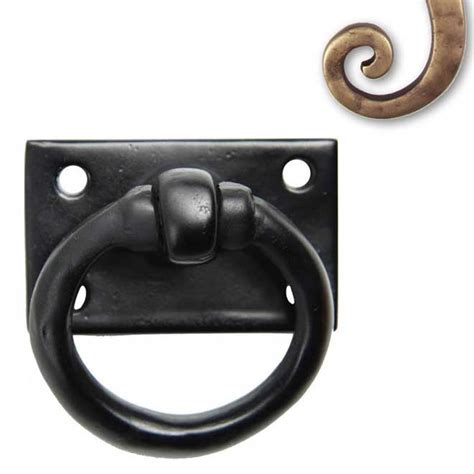 Seaside Shutters [s8 400 05] Cast Brass Shutter Ring Pull Plate Mount