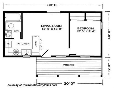Small Cabin Plans 12x24