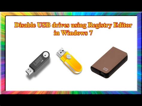 Disable Usb Storage In Windows 8 7 Howto Guide Block Removeable Usb