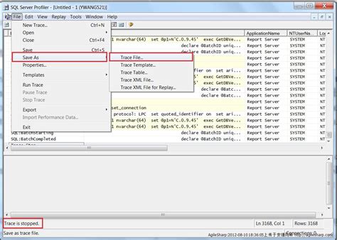 Sql Server Profiler监控sql Server性能 Hf小猪 博客园