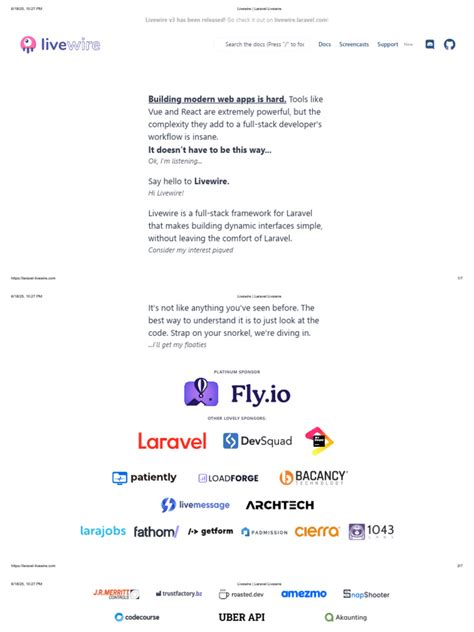 Livewire Laravel Livewire Pdf Ajax Programming Information