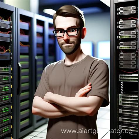 Efficient Programmers Server Room Setup For Seamless Operations Ai Art Generator