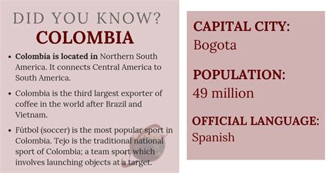 Most Interesting Facts About Colombia At Harold Walters Blog