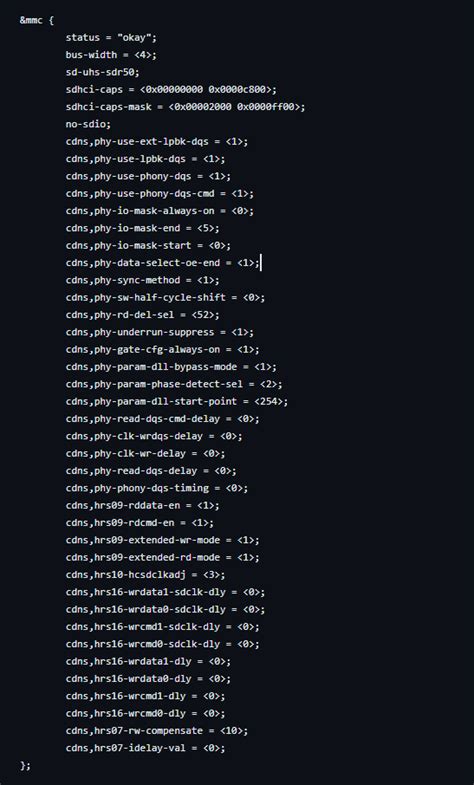 SD EMMC Controller Altera FPGA Site