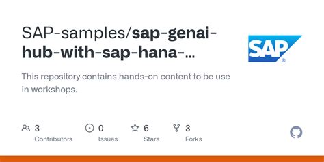 Sap Genai Hub With Sap Hana Cloud Vector Engine README Md At Main SAP