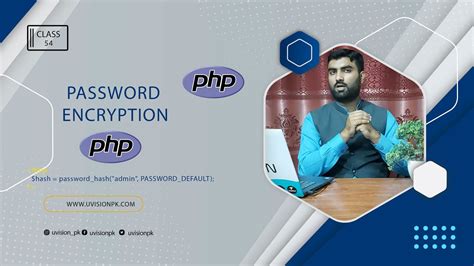 How To Use Passwordhash And Passwordverify In Php Class 54 Backend Development Youtube