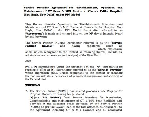 9 Operation Contract Examples To Download